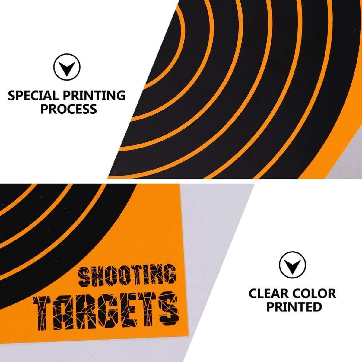 10Pcs Self Adhesive Fluorescent Shooting Targets, Splatter Paper ...