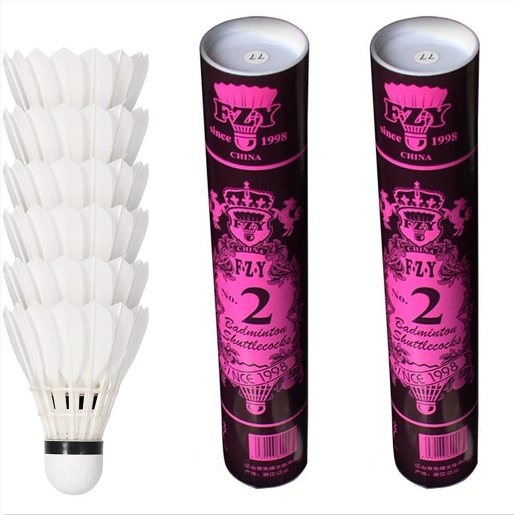 Badminton Birdies Shuttlecocks High-Speed Goose Feather Badminton Balls ...