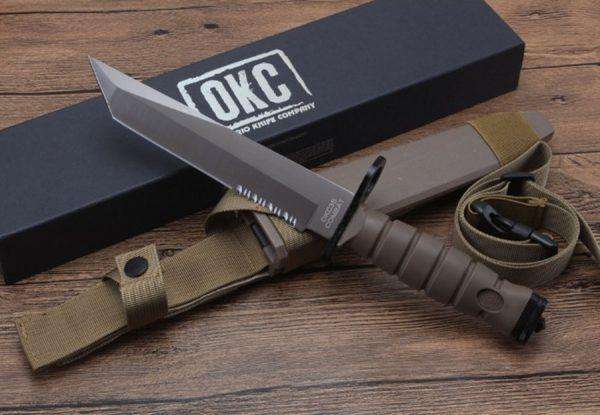 Knife OKC3S Fixed Blade Hunting Knife Tanto – www.knifemaster.com.au