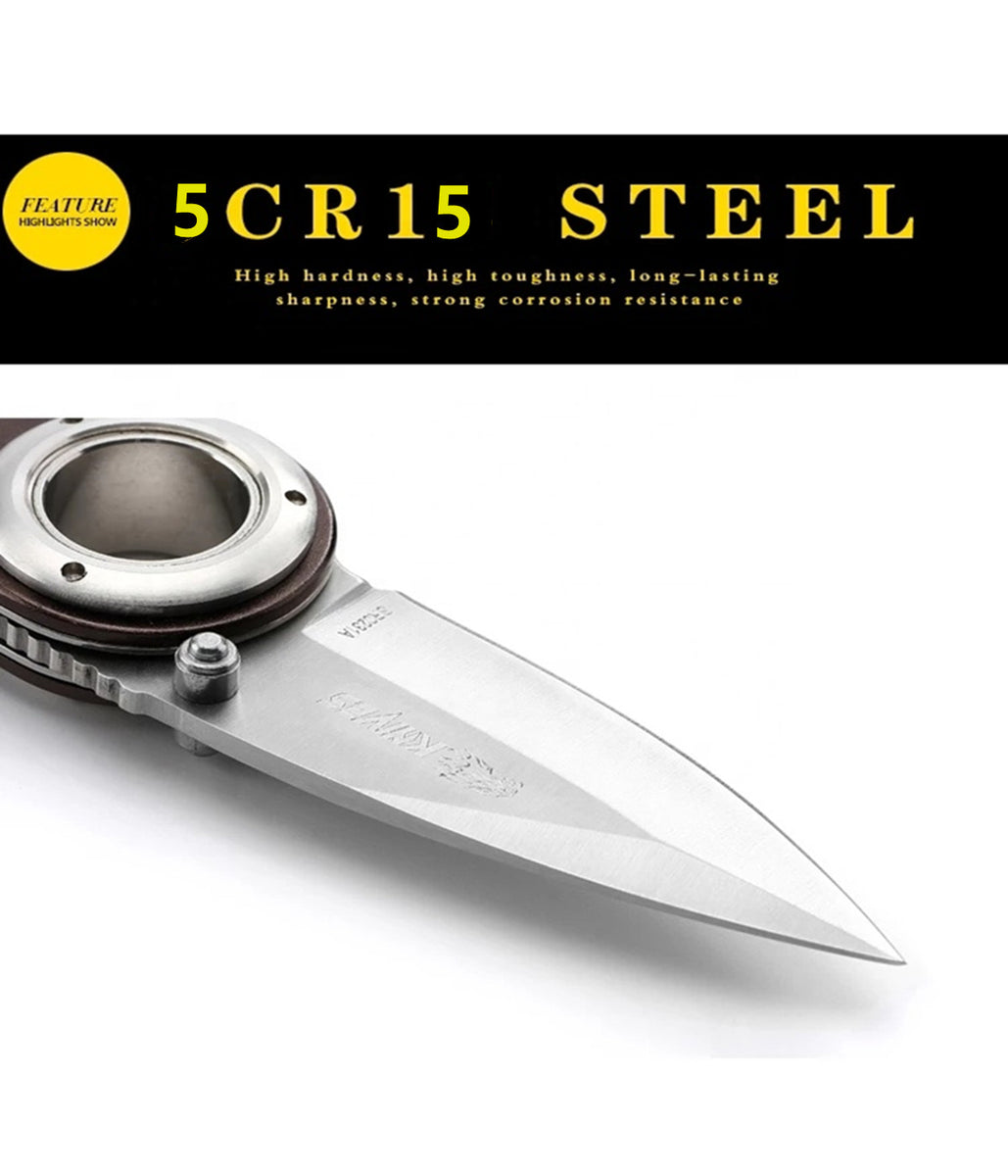 7-Inch Folding Knife with 2.2-Inch Sharp Blade and Aluminum Handle for ...